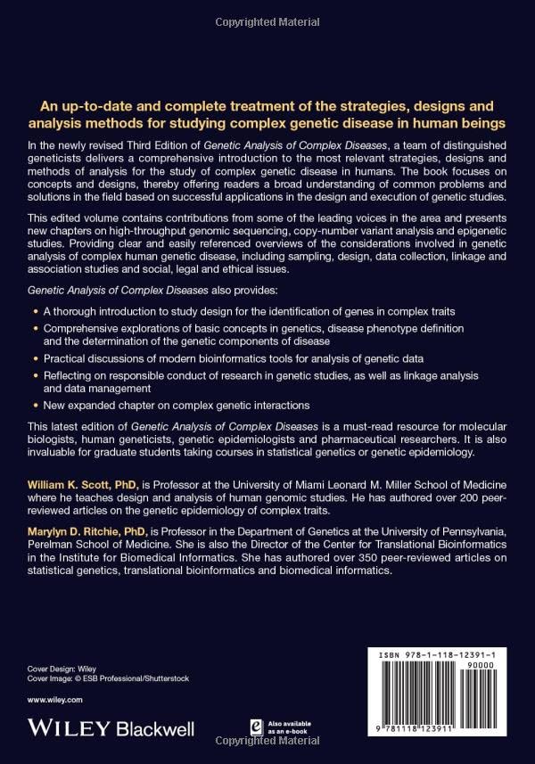 Snapklik.com : Genetic Analysis Of Complex Disease