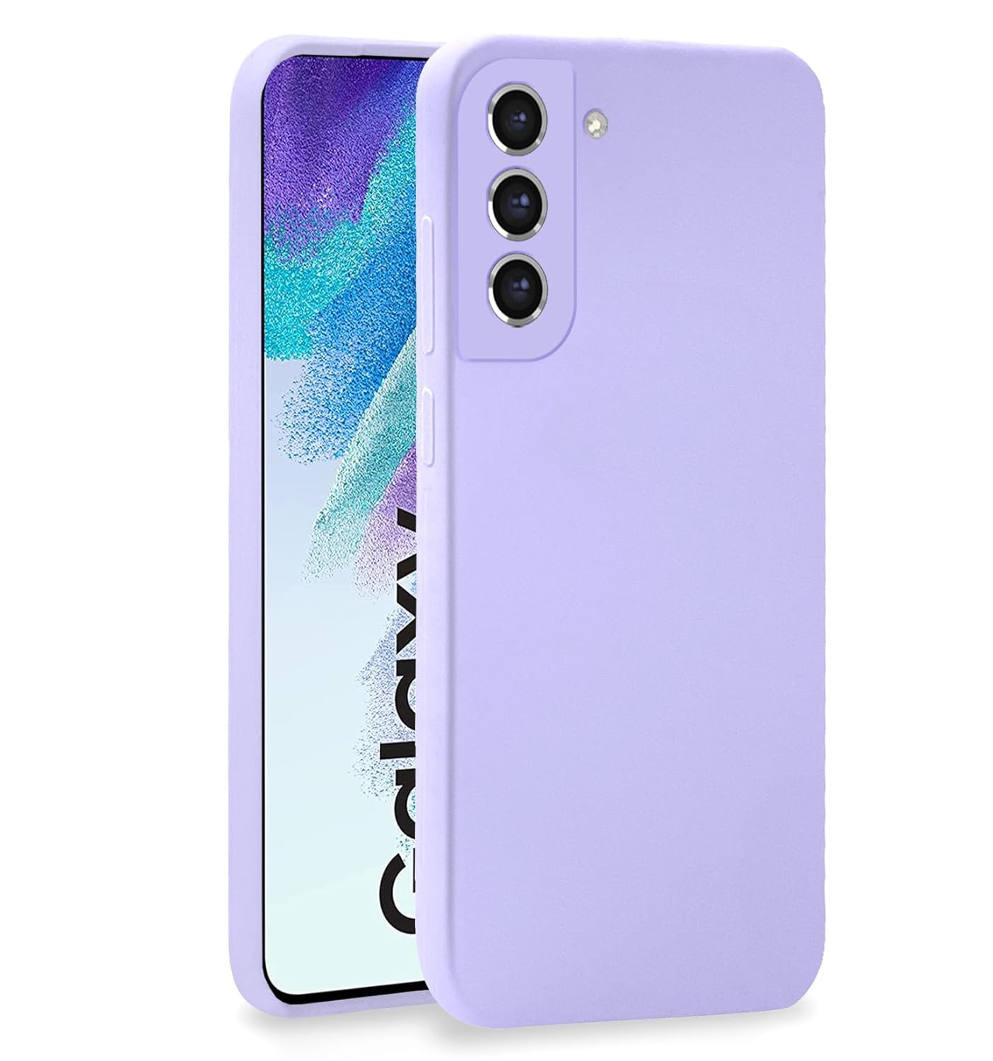 Pikkme Samsung Galaxy S21 FE 5G Back Cover Soft Matte Liquid Silicone ...