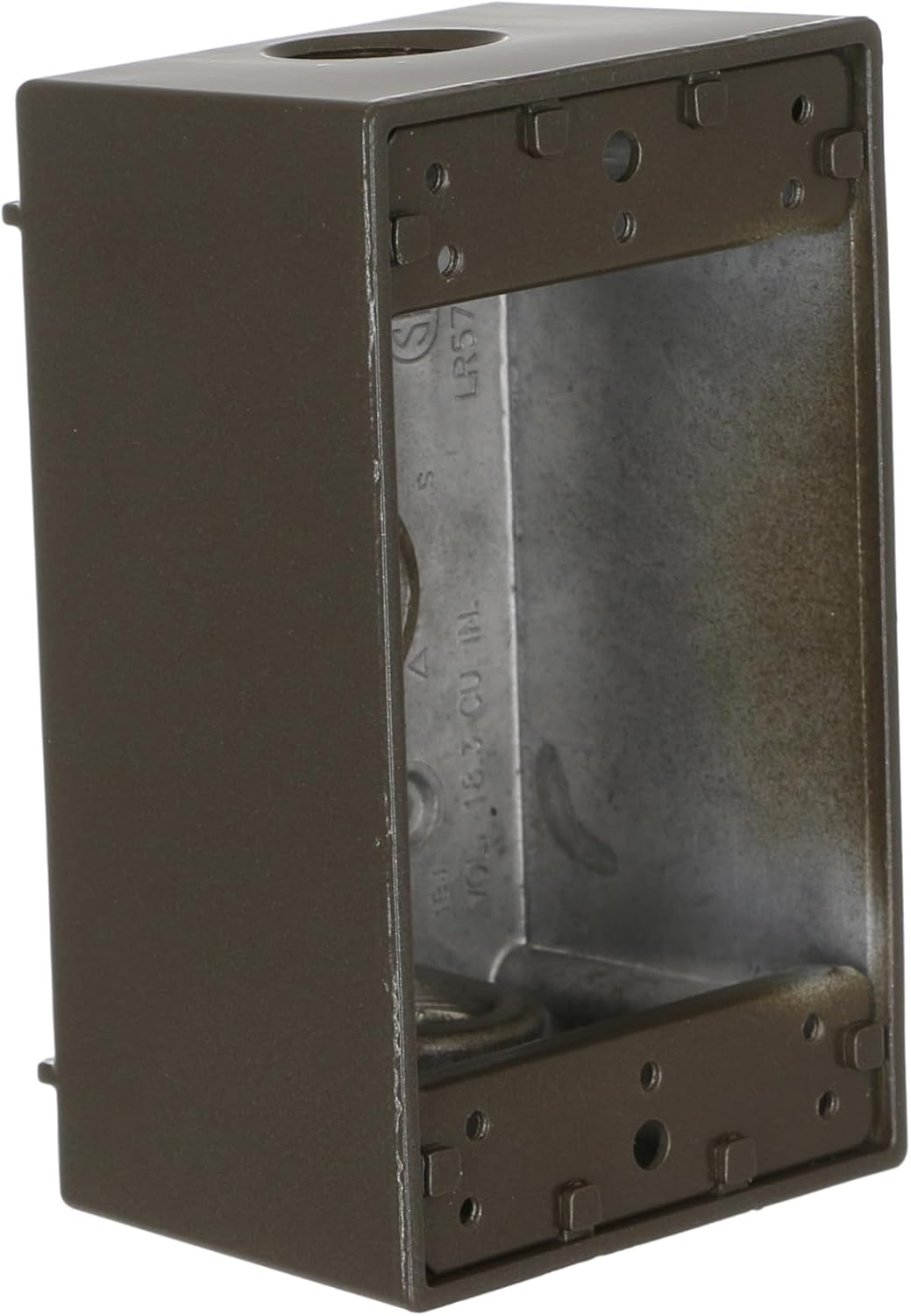 Hubbell-Raco 5320-2 Weatherproof Box, 1 Gang, 18.3 Cu-in X 4-1/2 in L X ...