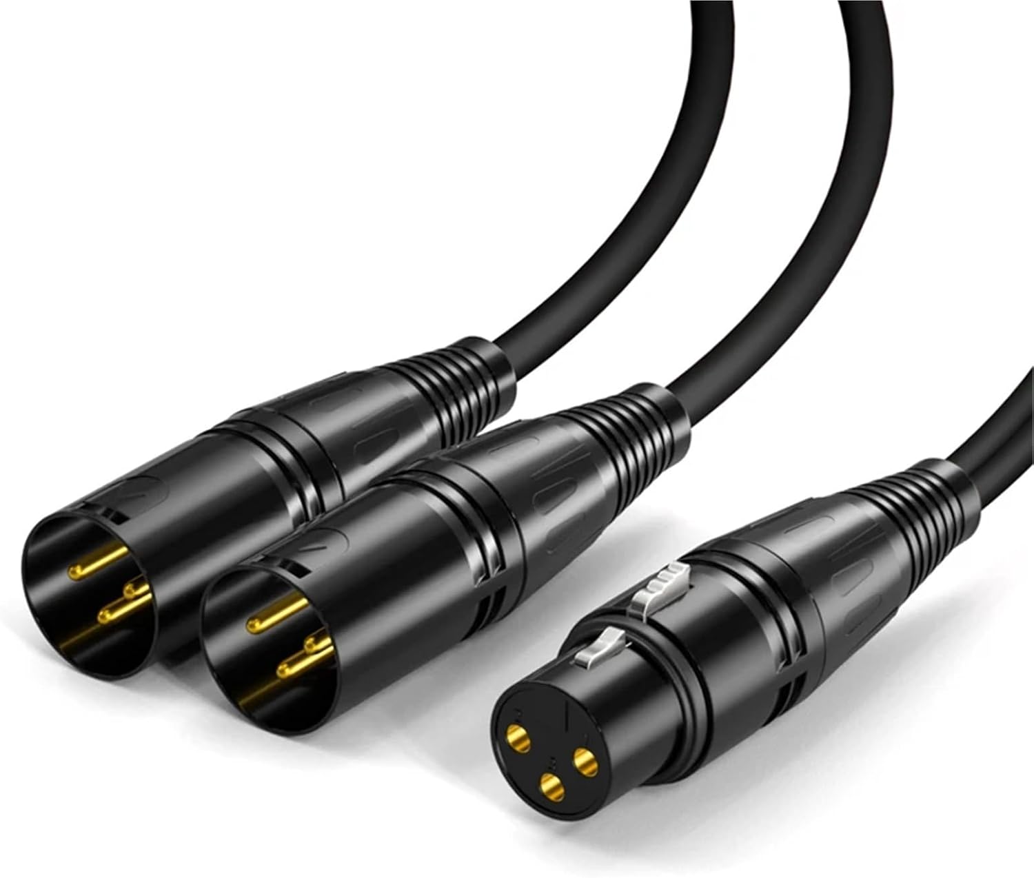 Amazon.com: ATUUKOPC XLR 1 to 2 Audio Cable Female Male 0.5m 1m 2m 3 ...