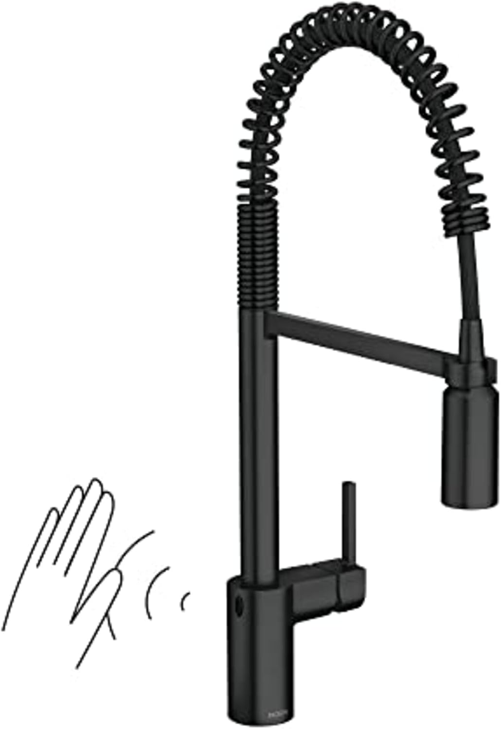 Moen Align Matte Black Motionsense Wave Sensor Touchless One-Handle ...