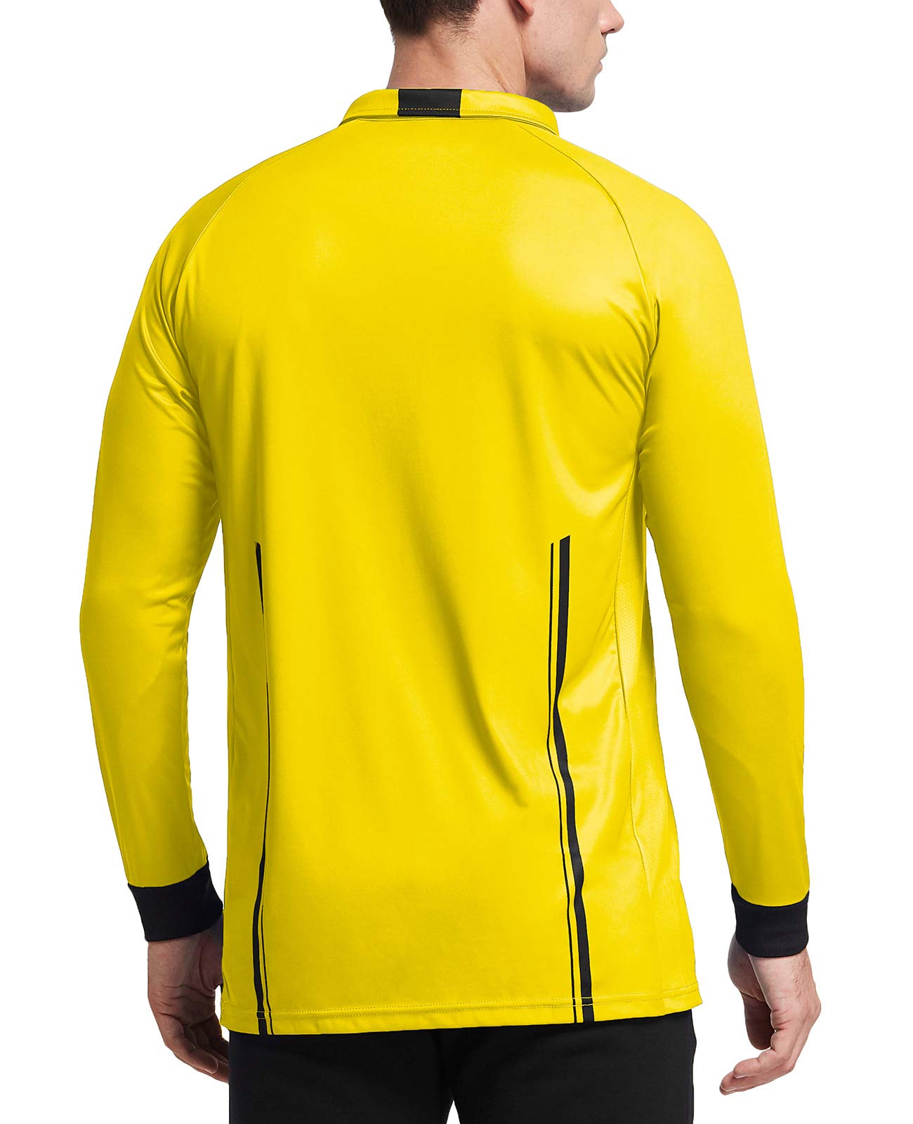 Snapklik.com : Mens Pro Soccer Referee Jersey Long Sleeve Ref Shirt
