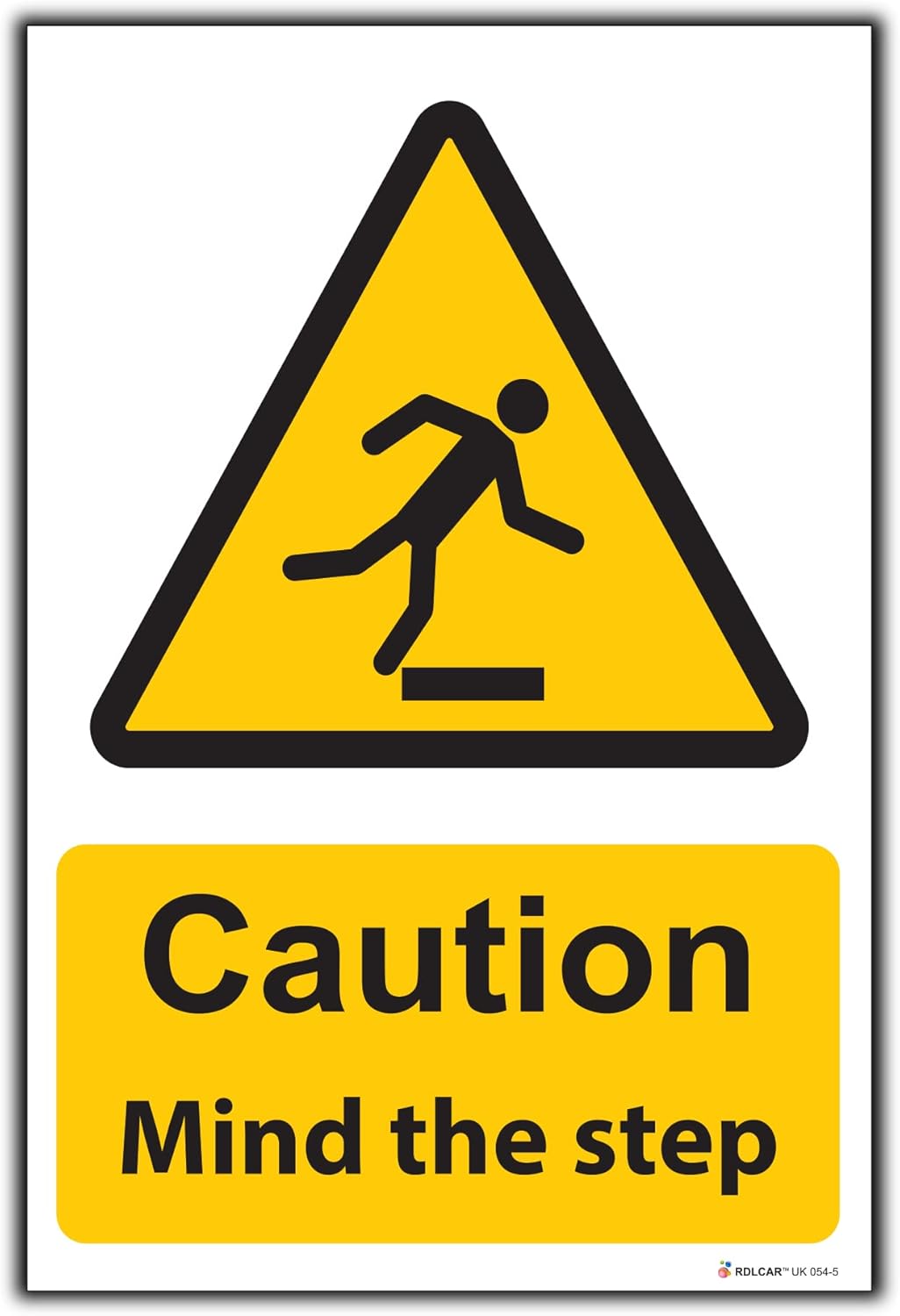 RDLCAR Mind The Steps Sign, Safety Caution - Hazard Warning Message ...