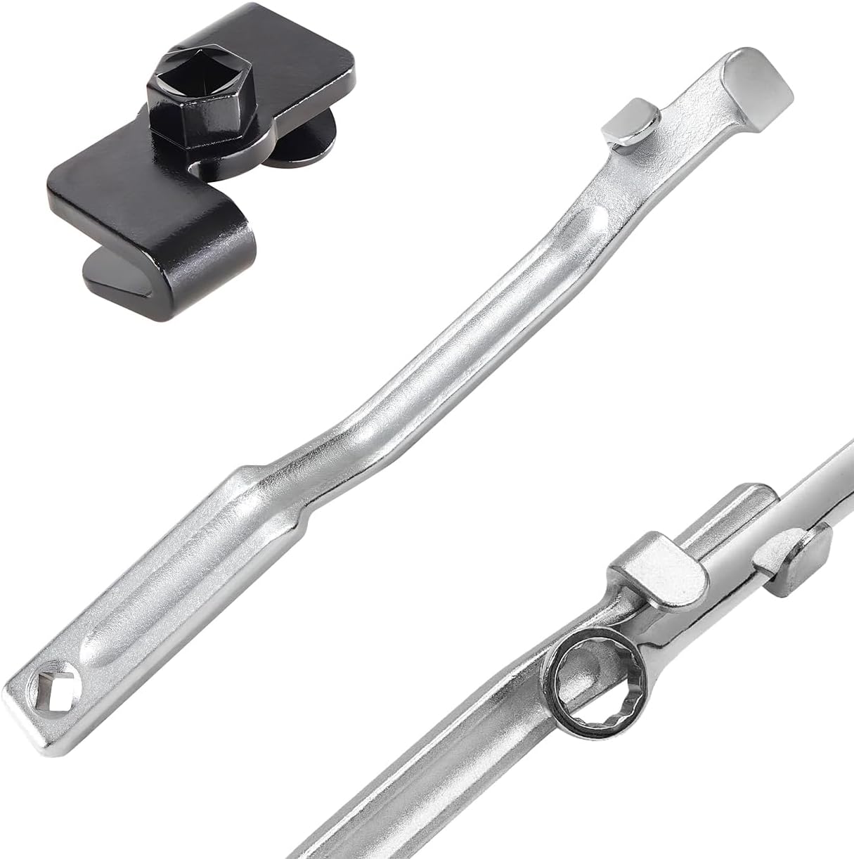 HX YUEGOUHUI Wrench Extender Tool Bar, 2PCS Heavy-Duty Torque Adaptor ...