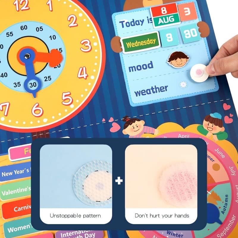 Orchard Games Preschool Wall Calendar For Kids Ages 3-8 | Daily Routine ...