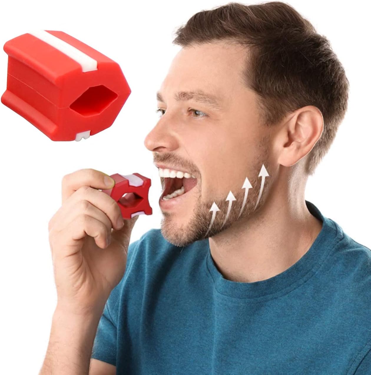 LERT Jaw Trainer Chew Exerciser Facial Jaw Exerciser Face Muscle ...
