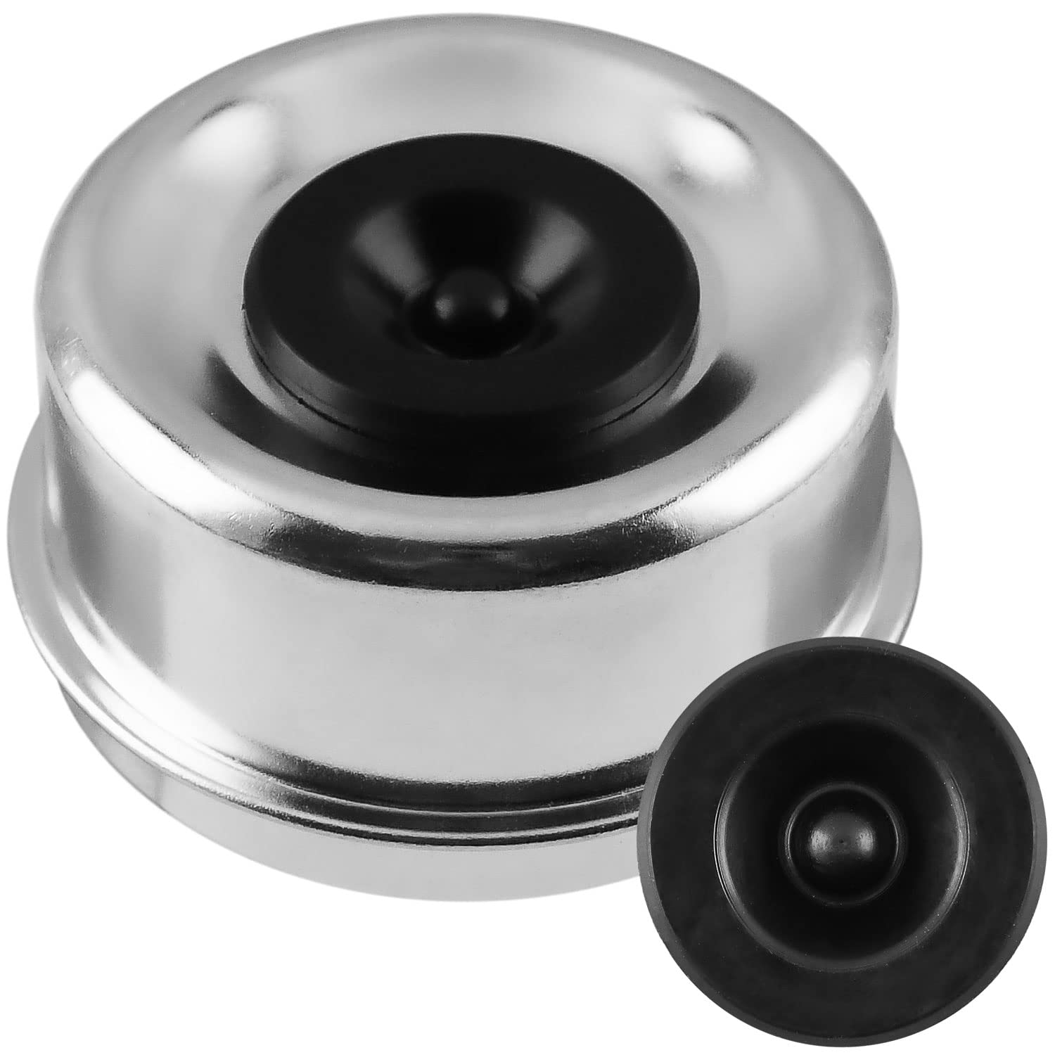 QIFEI 4Pcs 1.98 Inch Trailer Axle Dust Cap Cup Grease Cover For Camper ...