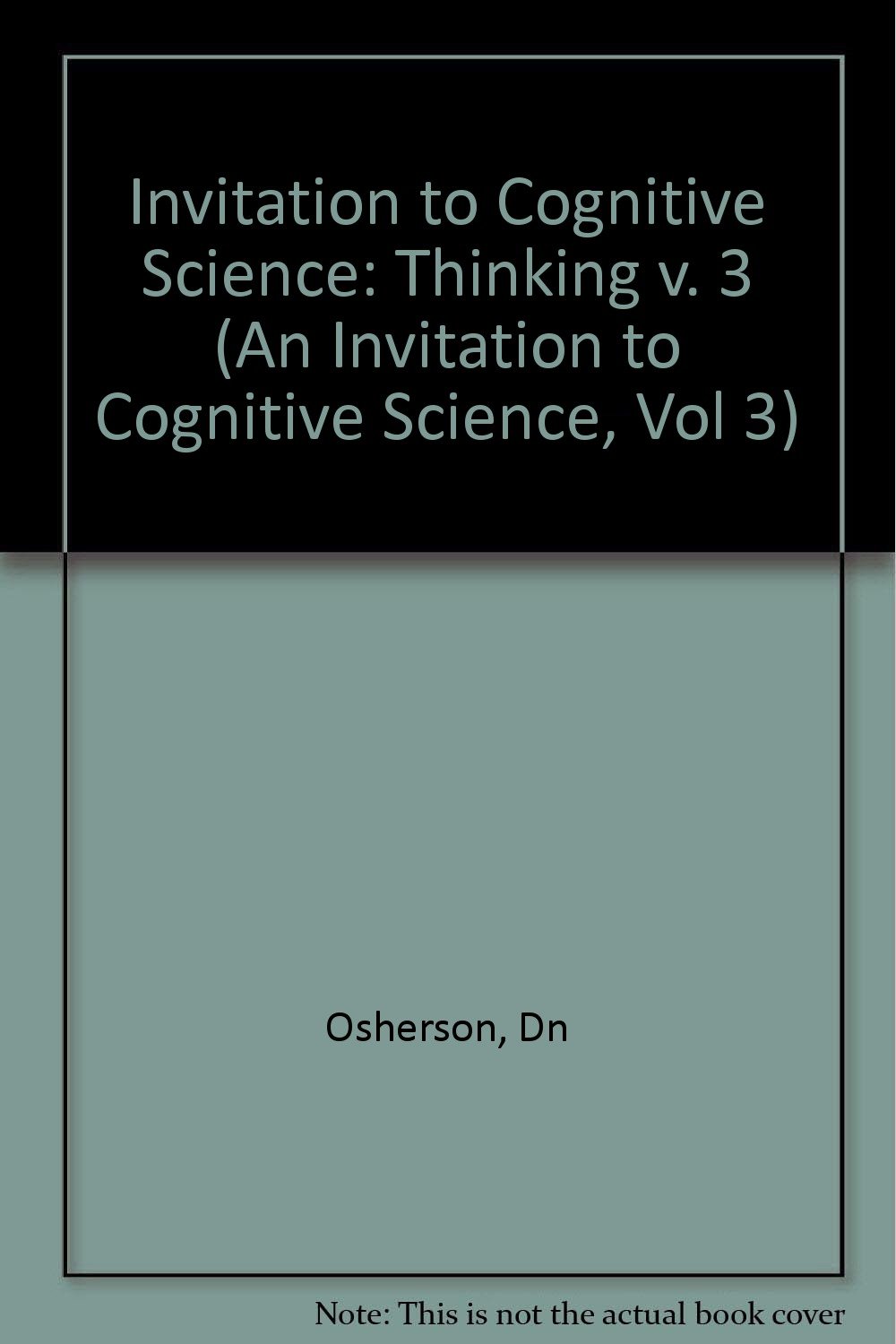 Amazon | Thinking (An Invitation to Cognitive Science, Vol 3 ...