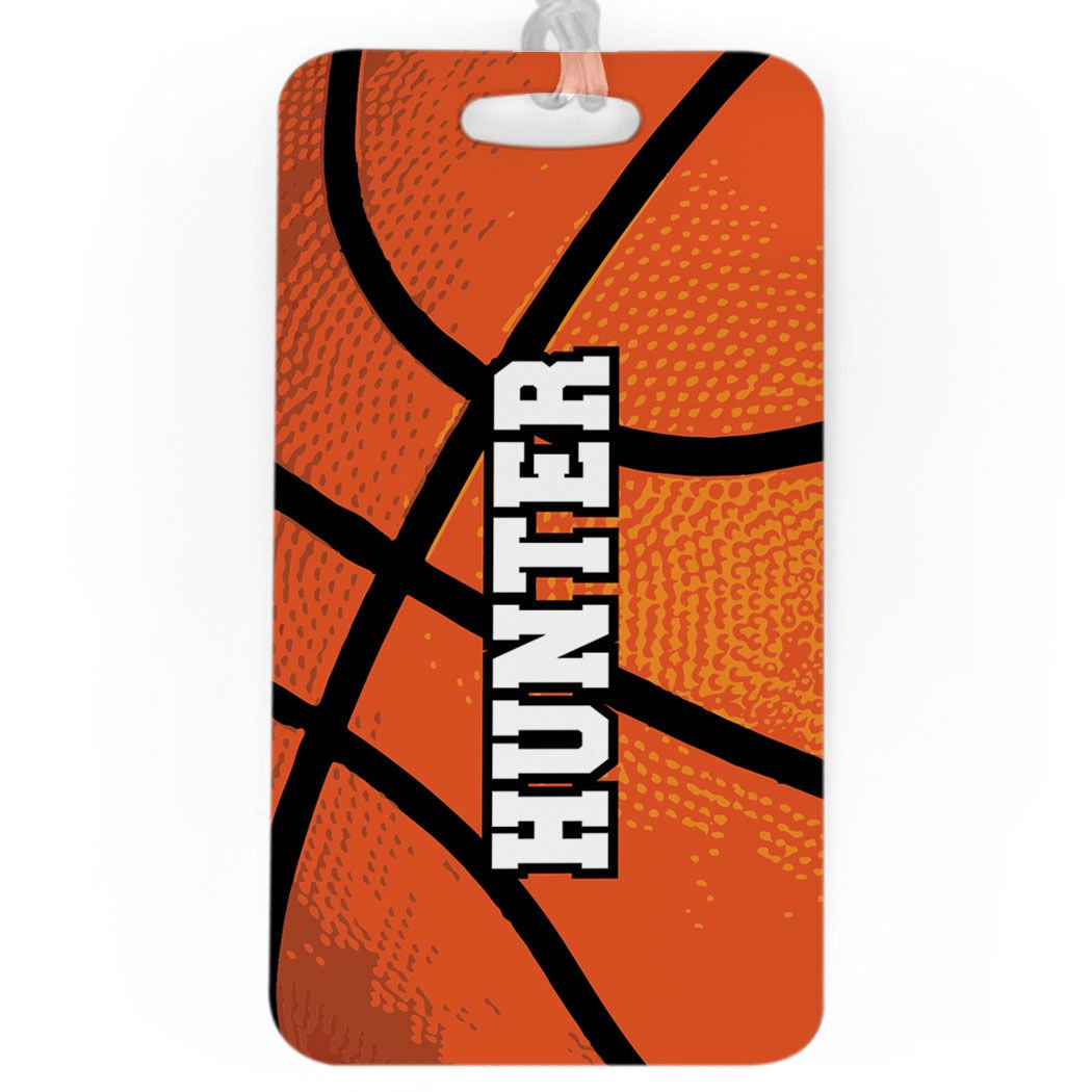 Amazon.com: Basketball Luggage & Bag Tag | Personalized Basketball ...
