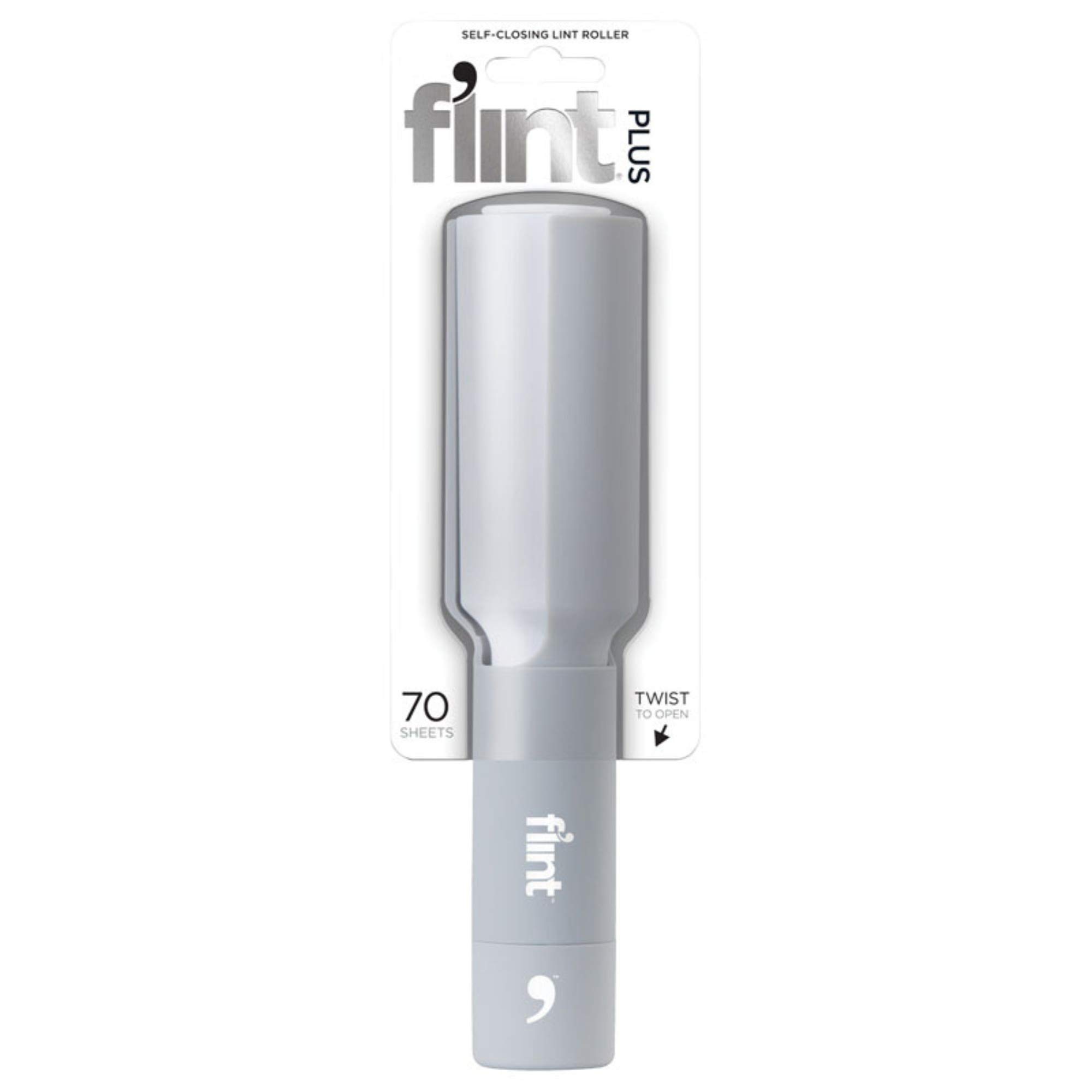 Amazon.com: Flint Plus Retractable Lint Roller, Refillable, 70 Sheets ...