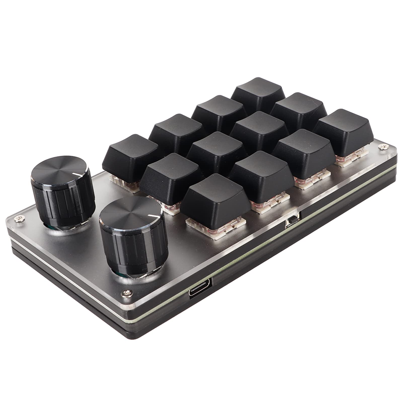 Vikye Mini Mechanical Keyboard,Gaming Keypad with Knob,Ergonomic Plug ...
