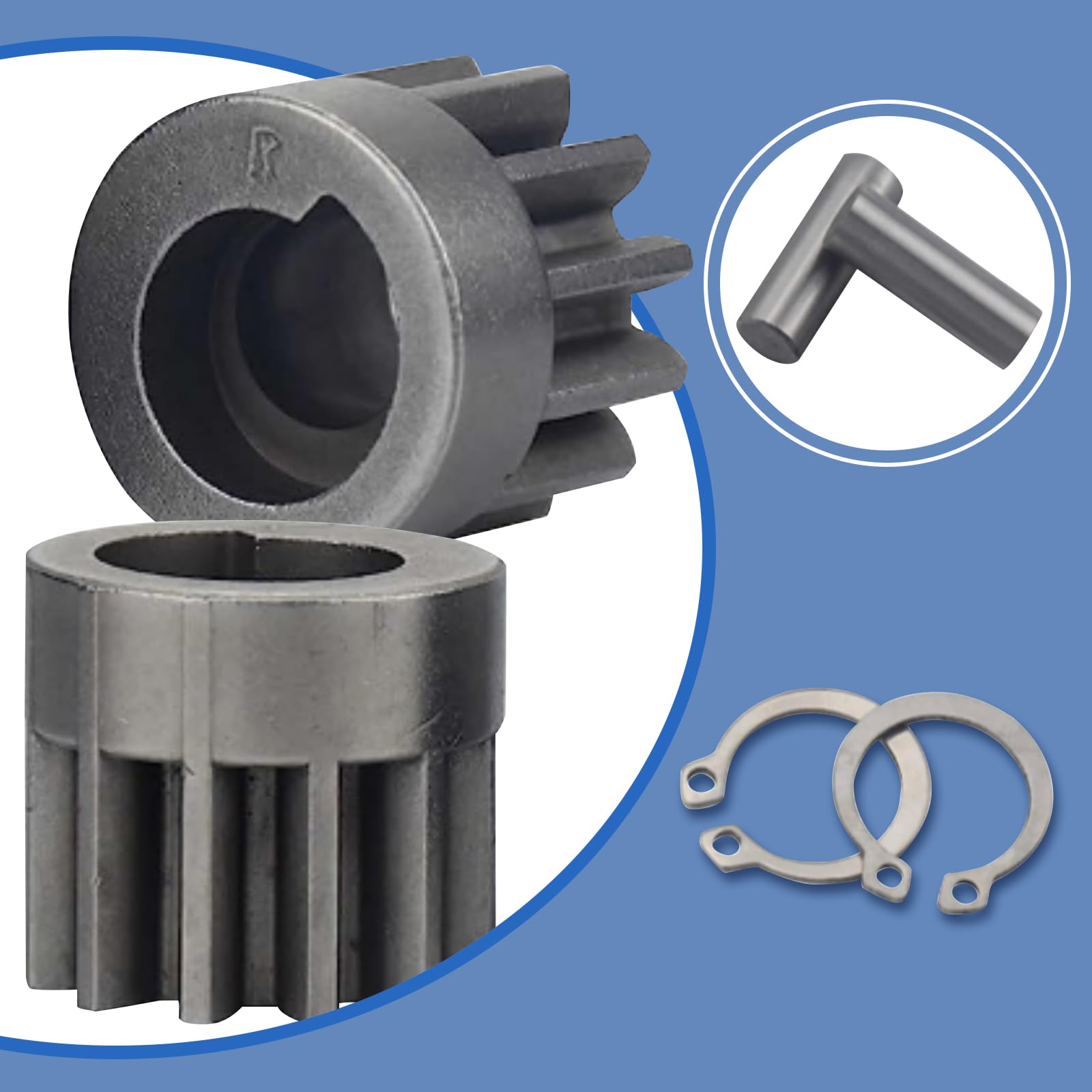 Snapklik.com : Lawn Sweeper Wheel Drive Pinion Kit R-2485LH R-2485RH R ...