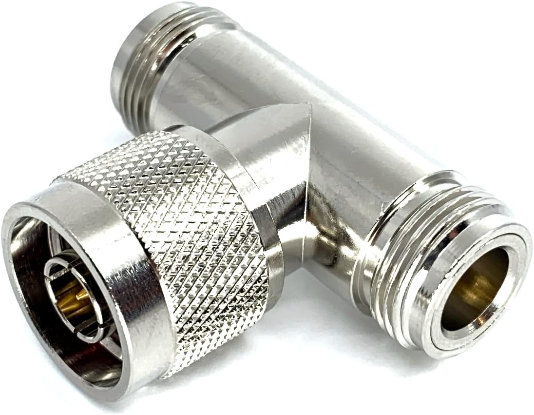 Amazon.com: GIZWIZ RF Coax Tee Adapter N Female Jack to N Male Plug to ...