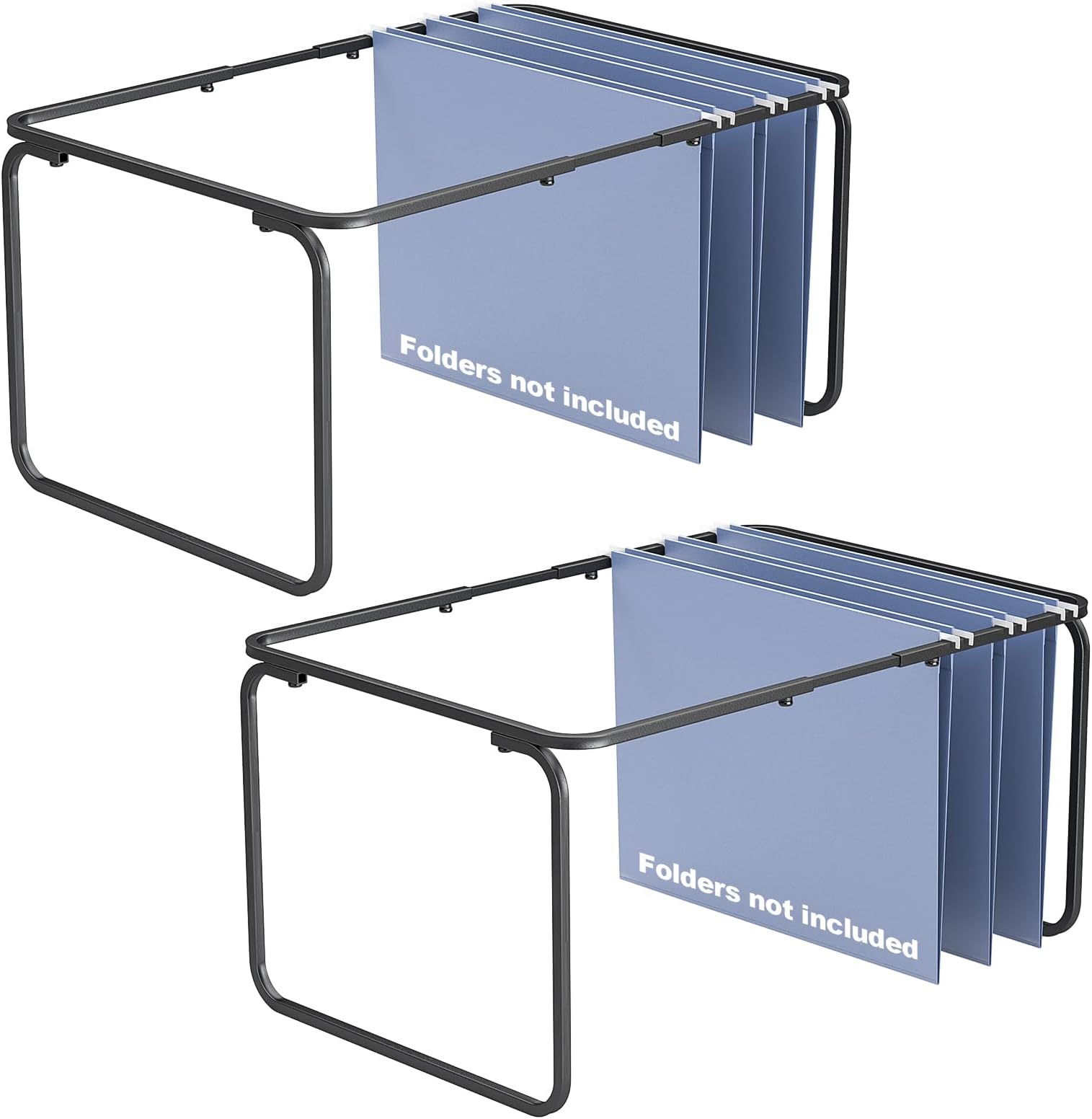 Amazon.com : Vanulee 2 Set Hanging File Folder Frame,Legal/Letter Size ...