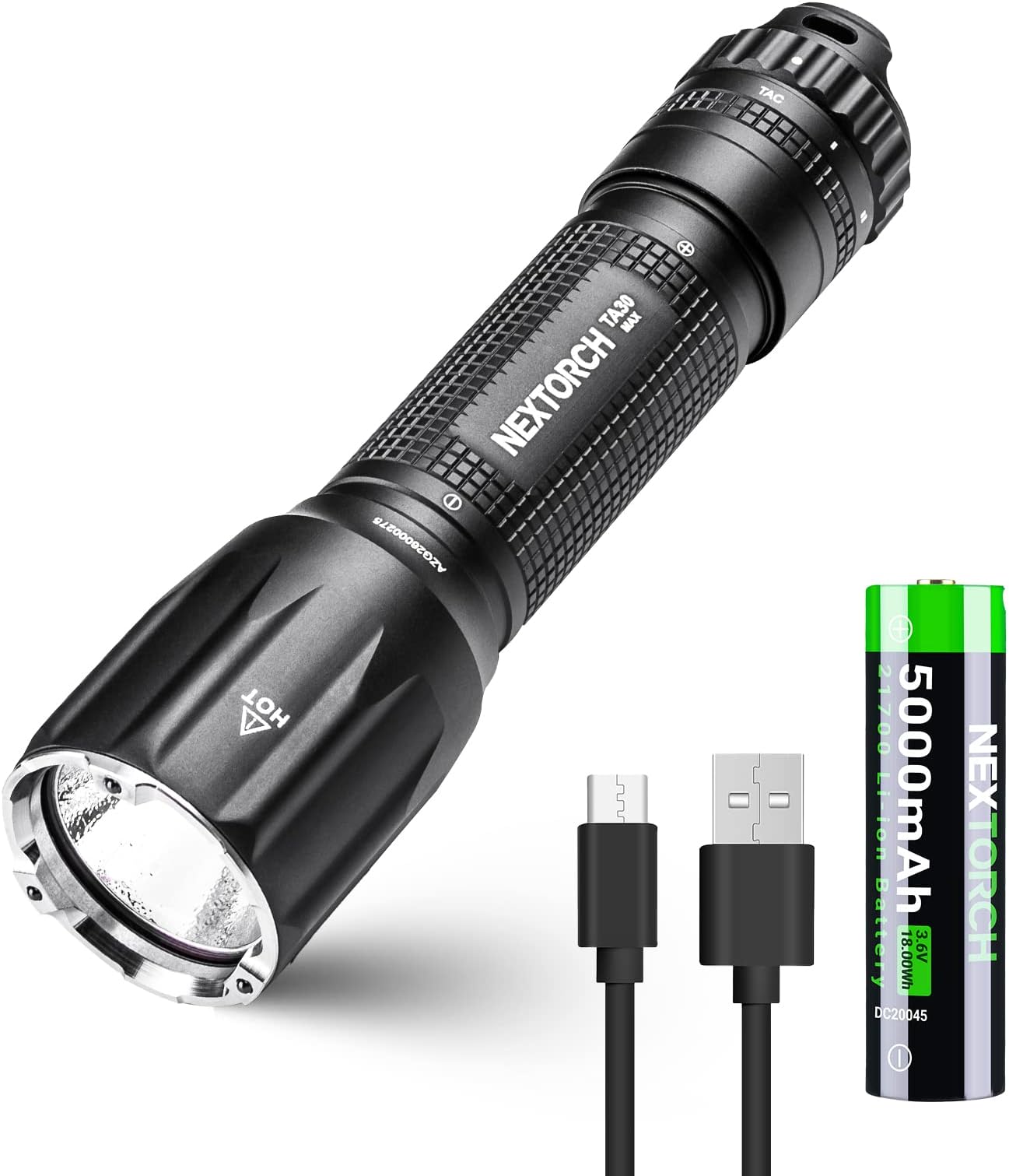 Amazon.co.jp: NEXTORCH ta30c LED 懐中電灯 高輝度 1600ルーメン タクティカルライト フラッシュライト ...