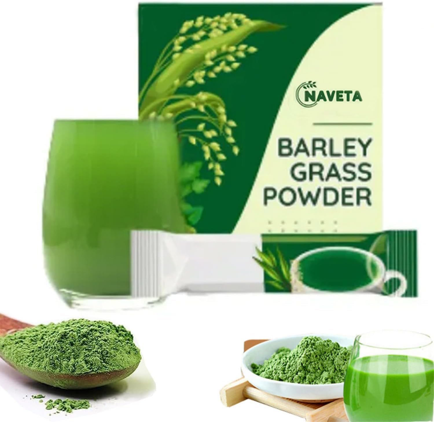 Amazon.com: linnavarv Naveta Barley Grass Powder 100% Pure & Organic ...