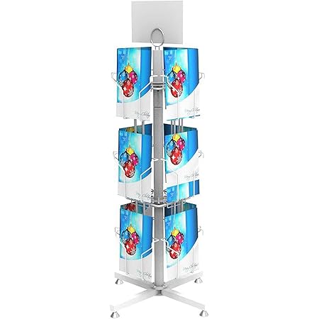 Amazon.com : FixtureDisplays® 24 Pocket 5X7 Greeting Card Rack Post ...