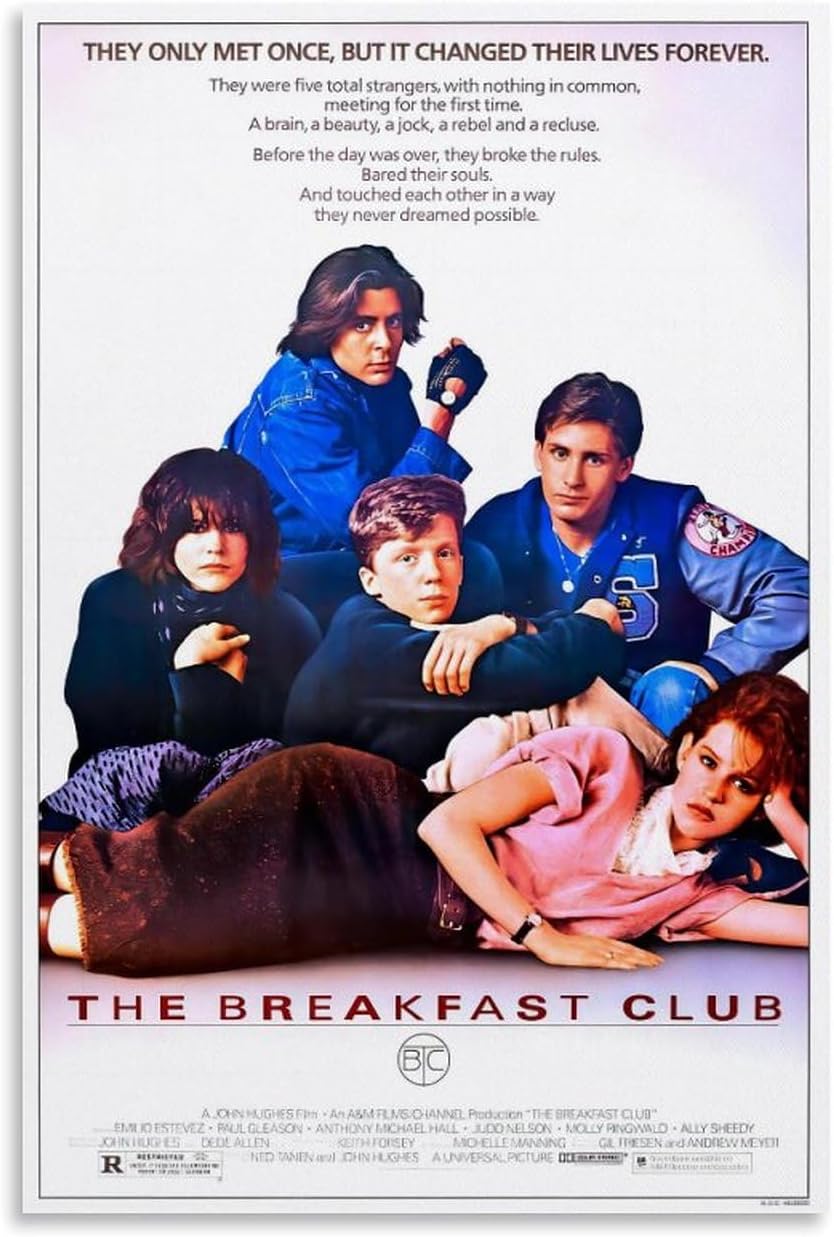 Amazon.com: The Breakfast Club Movie Poster Print (27 x 40): Posters ...