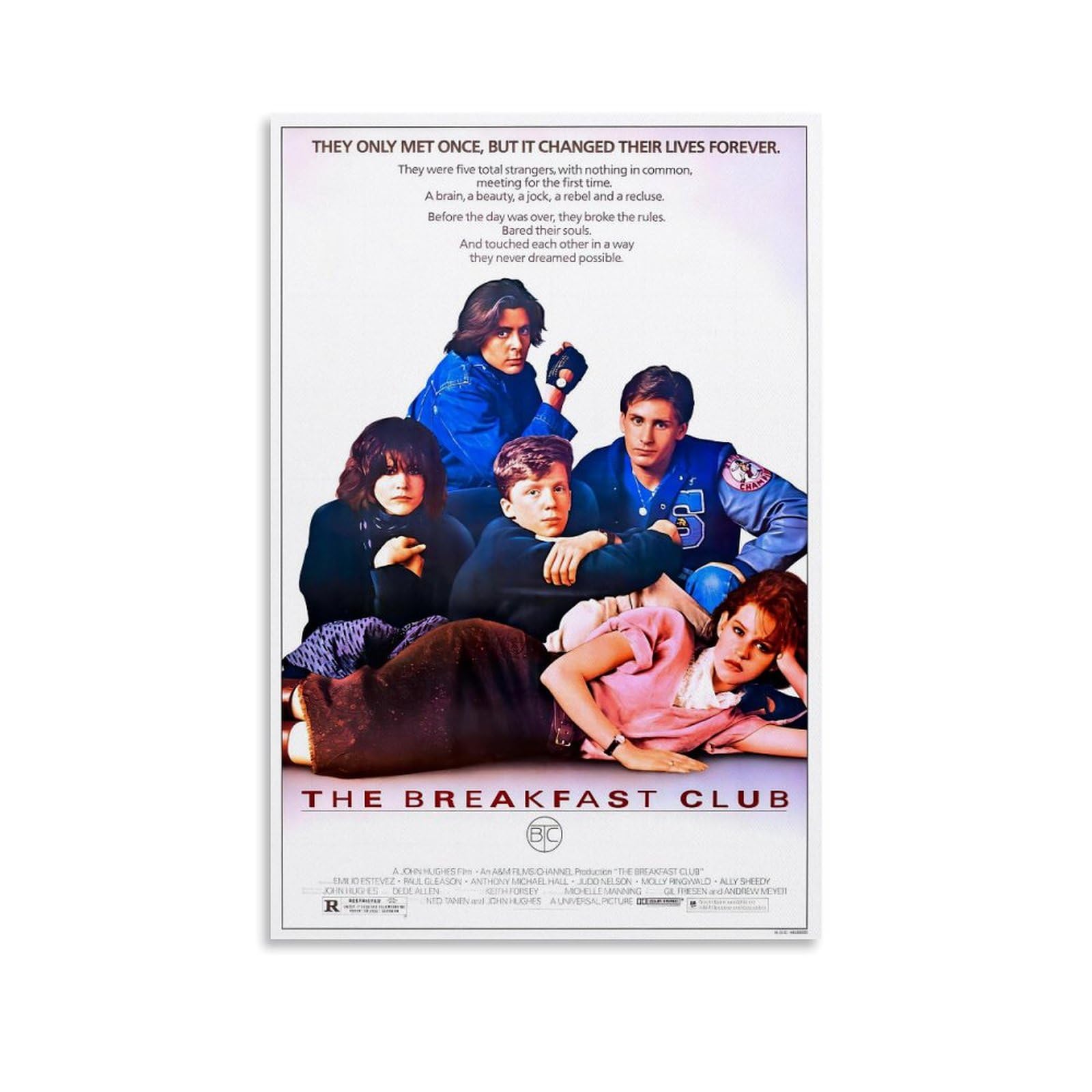 Amazon.com: Shuei The Breakfast Club Movie Poster for Bedroom Aesthetic ...