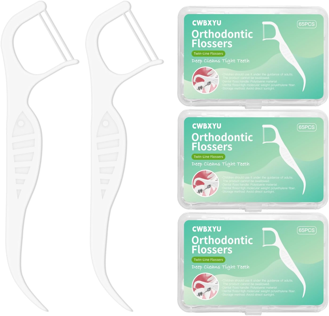 Amazon.com : Platypus Orthodontic Flossers for Braces | Ortho Picks for ...
