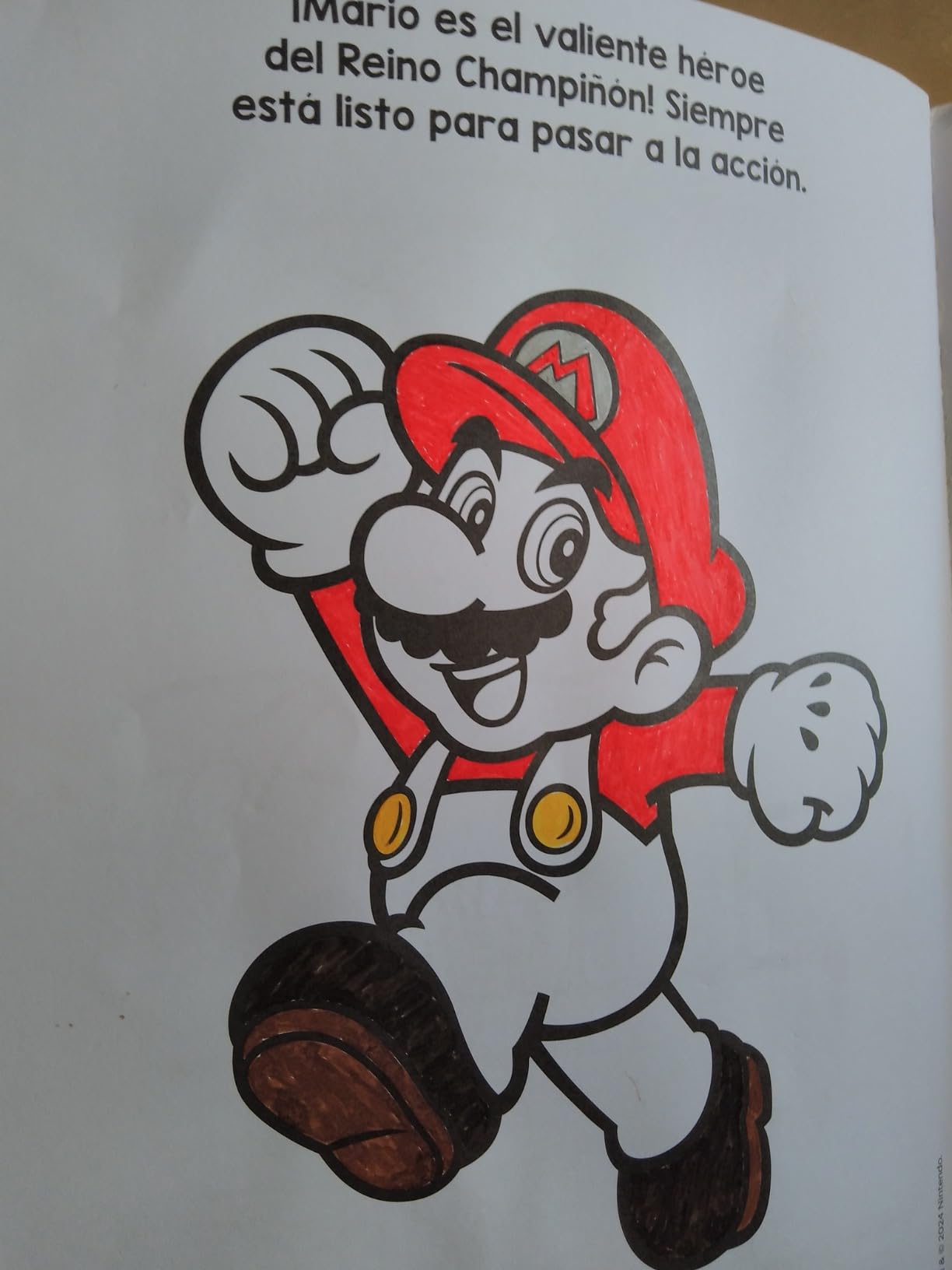 Super Mario - Libro deluxe para colorear: Libro de actividades de Mario ...