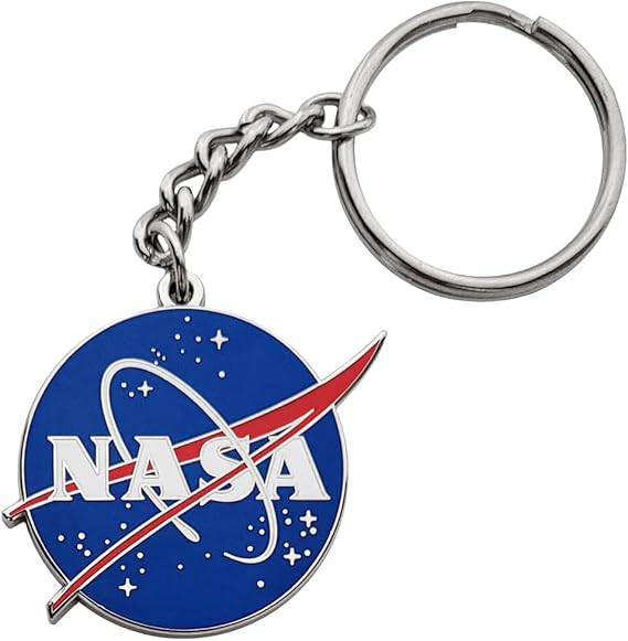 Amazon.com: Pinsanity NASA Logo Keychain : Clothing, Shoes & Jewelry