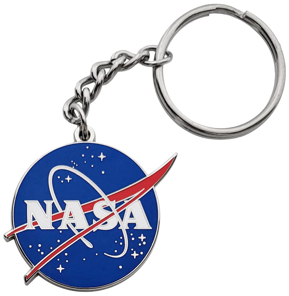 Amazon.com: Pinsanity NASA Logo Metal Keychain : Clothing, Shoes & Jewelry