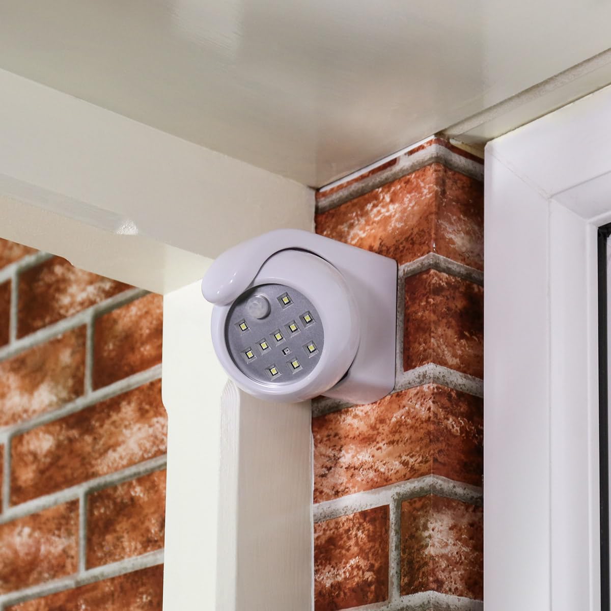 Wall Mounted Security Lights With Smoke Alarm Outdoor Battery Operated