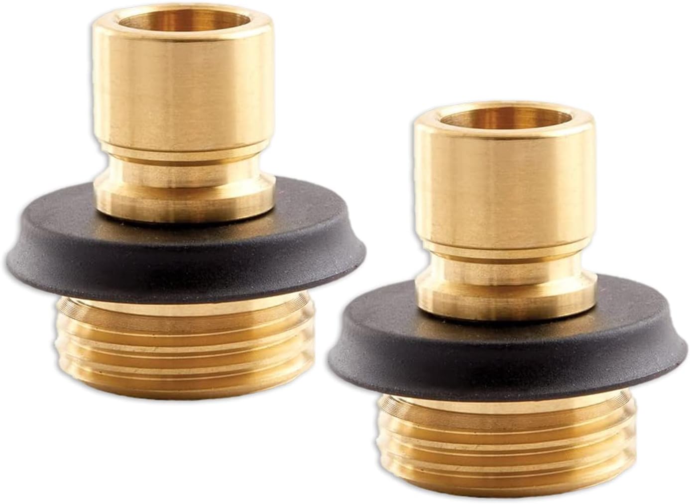 Amazon.com: Gilmour Brass Male/Female Quick Connector Faucet Set ...