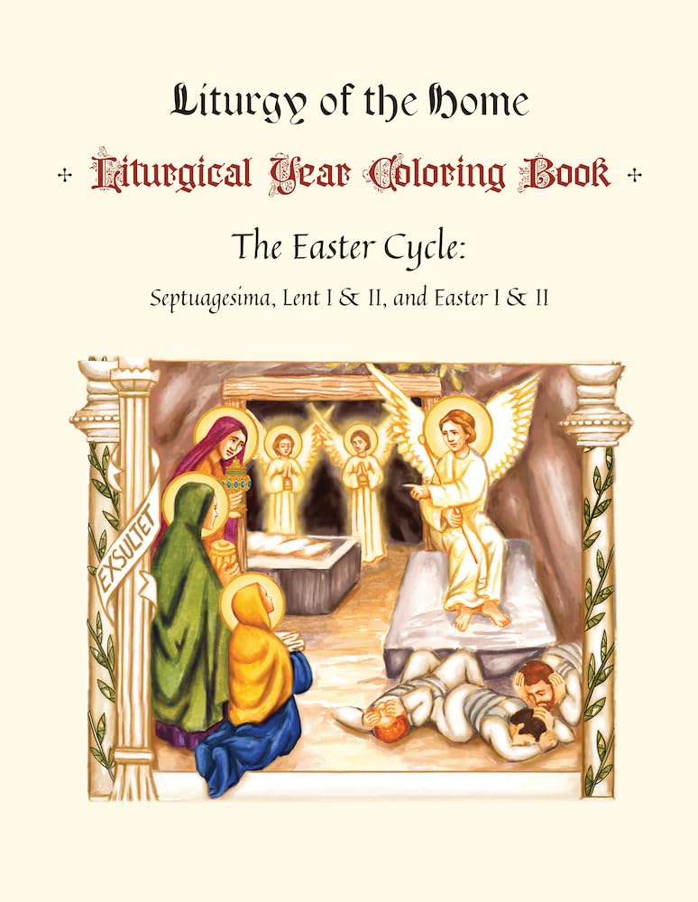 Amazon.com: The Illustrated Liturgical Year Coloring Book: Easter Cycle ...