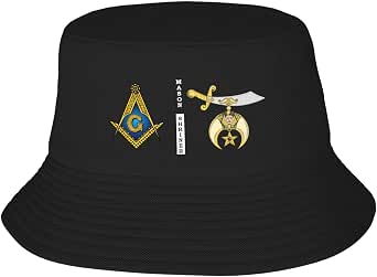 SwpWab Masonic Shriner Split Bucket Hats Unisex Fashion Fisherman's Hat ...