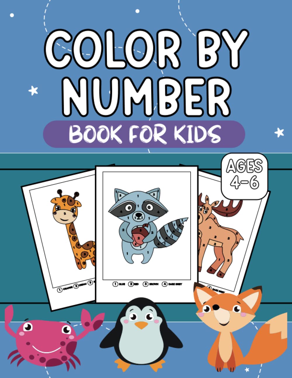 Color By Number Book for Kids: Color By Number Coloring Books for Kids ...