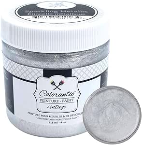 Colorantic | Furniture DIY METALLIC SILVER Paint | Art Craft Paint ...