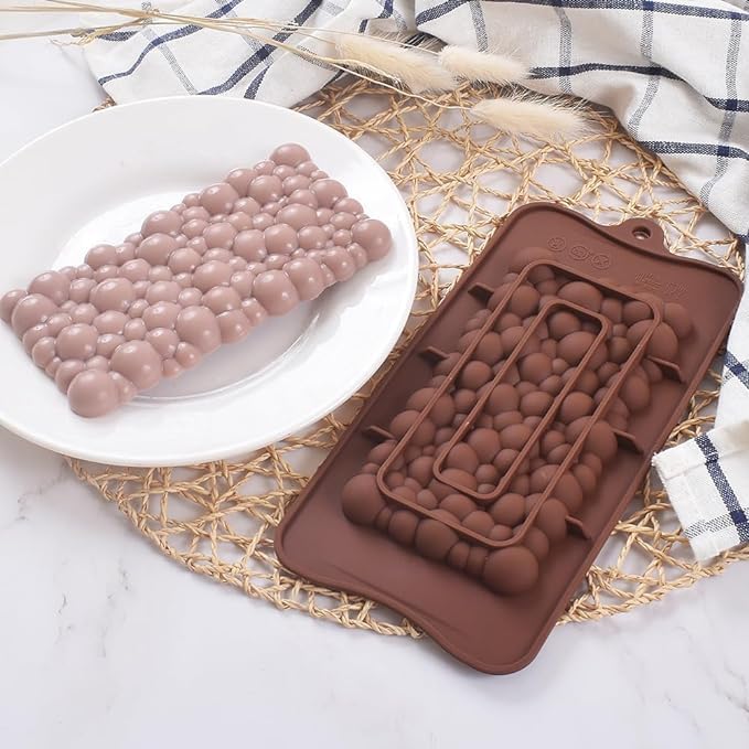 MoldBerry Bubble Bar Chocolate Mould Making Silicone Bar Mold Baking ...