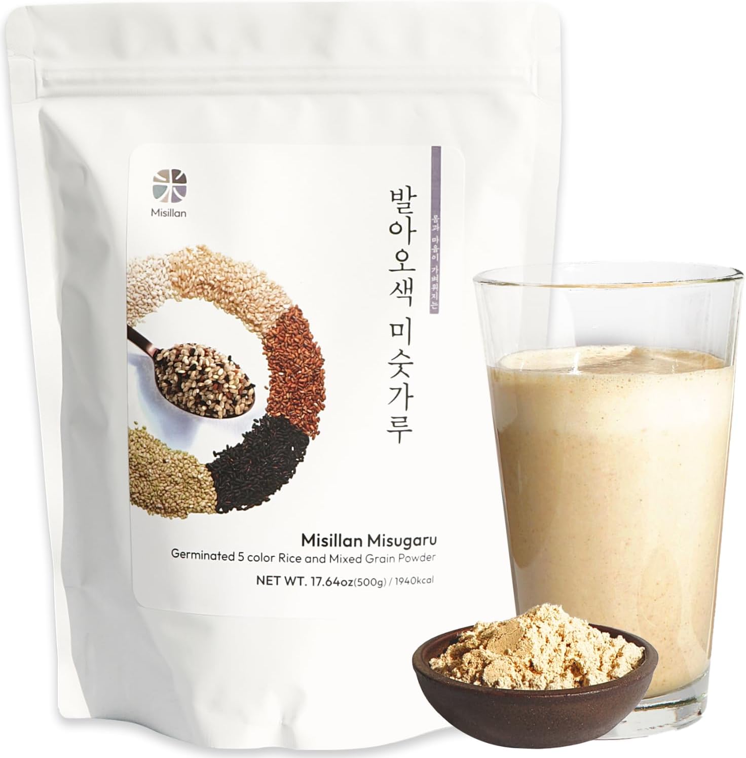 Amazon.com: Korean Food Korean Misugaru Multi-Grain Drink Mix ...