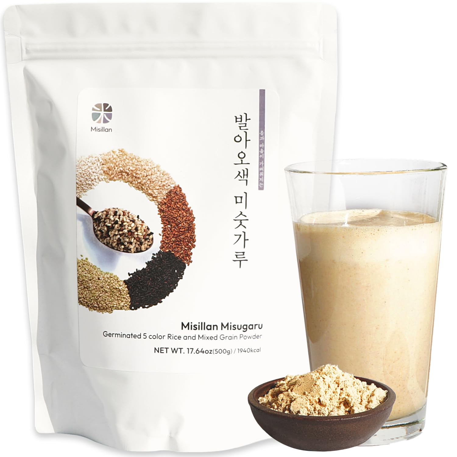 Amazon.com : Korean Food Korean Misugaru Multi-Grain Drink Mix ...
