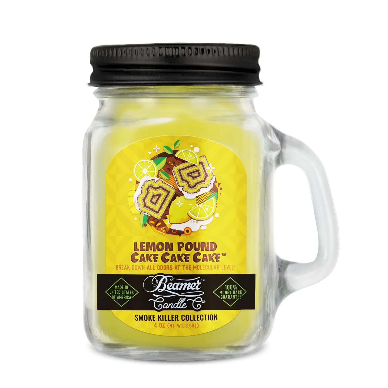 Amazon.com: Beamer Candle Co. Smoke Killer Collection - Lemon Pound ...