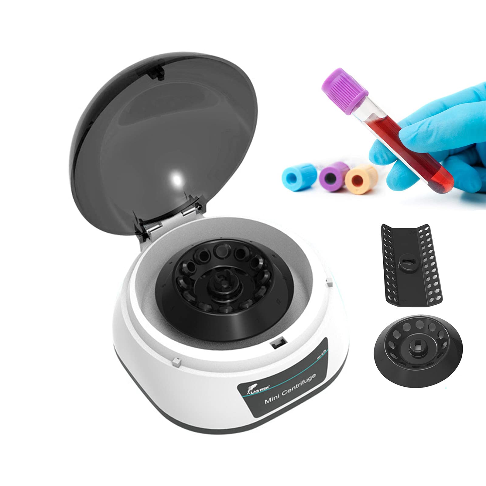 Buy Mini Centrifuge Machine,500-12000rpm Lab Benchtop Digital Display ...