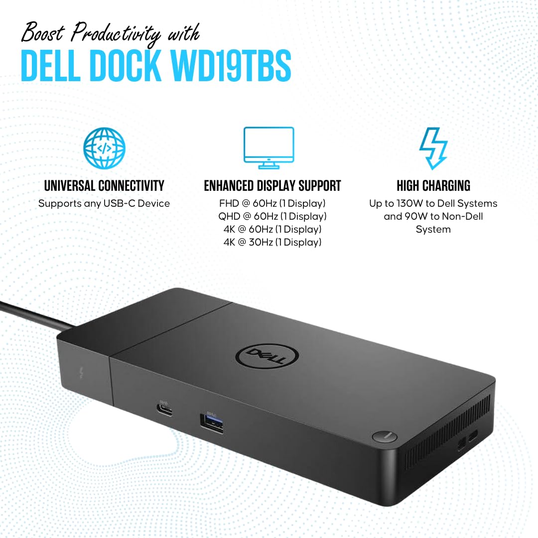 Snapklik.com : WD19TBS Thunderbolt Dock - Docking Station Dual Monitor