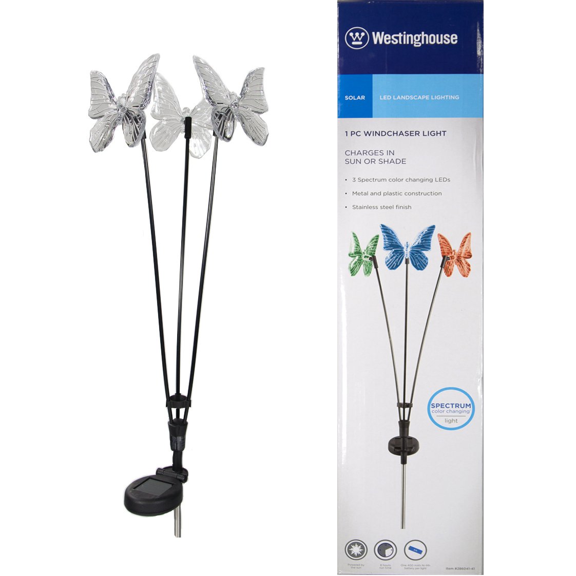 Westinghouse Solar Light With Butterflies Wasserdichte LED Solar Lampe