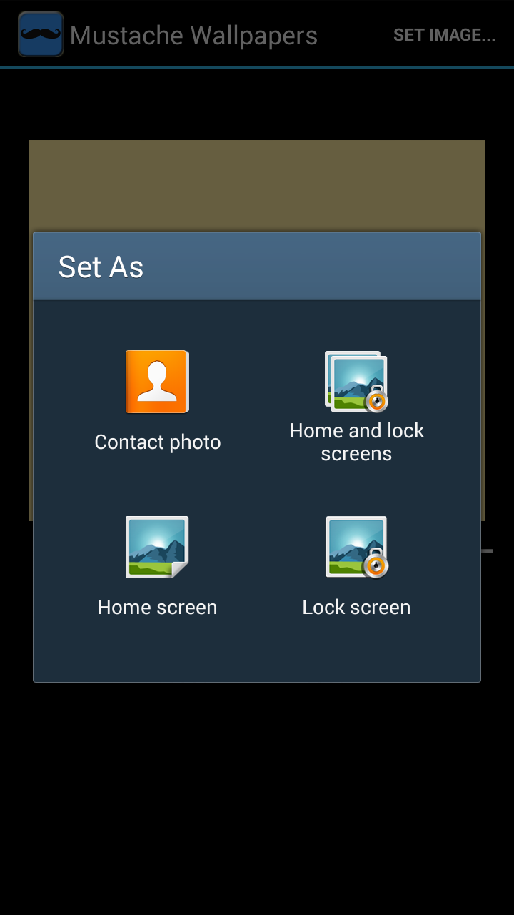 Mustache Wallpapers and Lock Screens - App on Amazon Appstore
