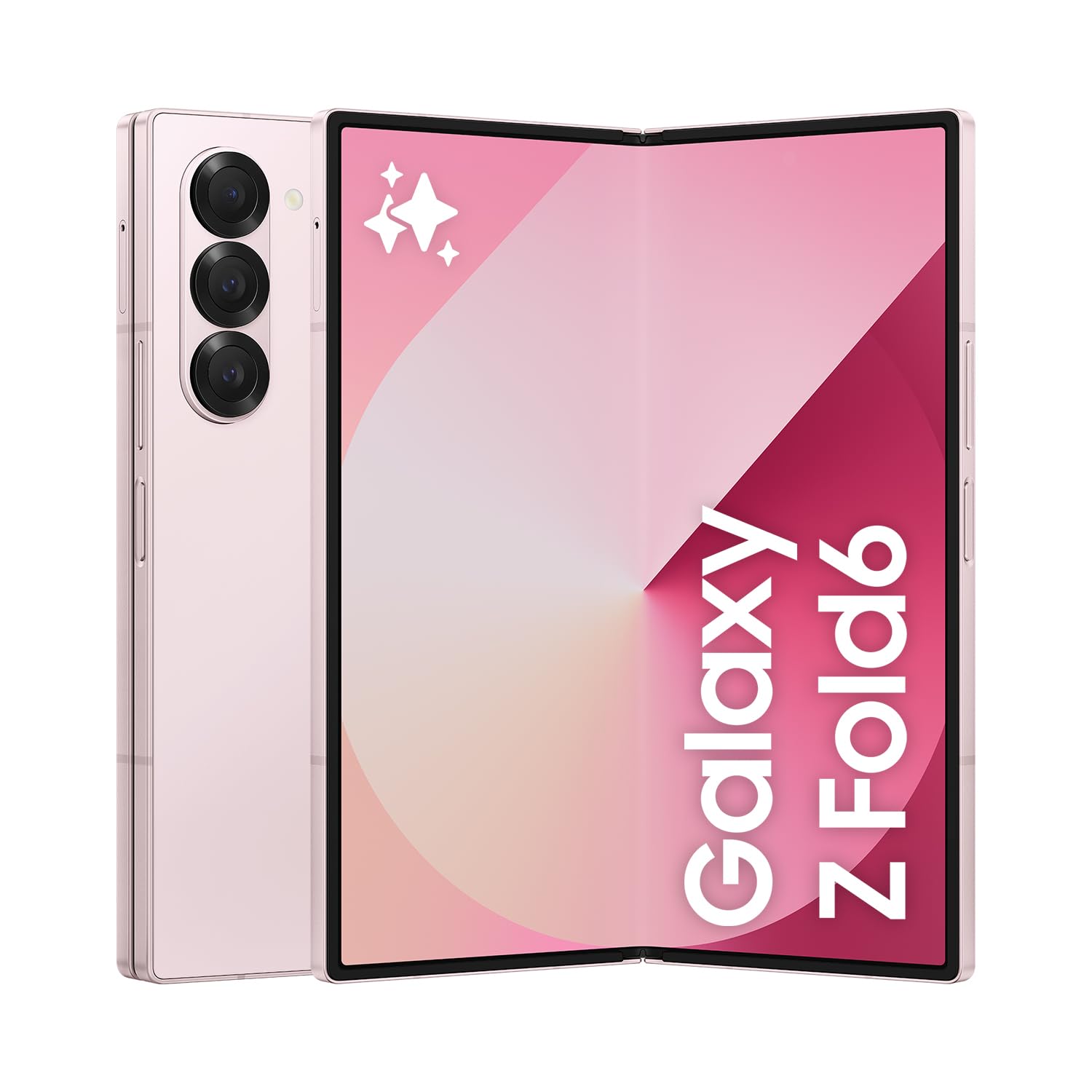 Samsung Galaxy Z Fold6 AI Smartphone, 12GB RAM, 256GB Storage, Pink ...