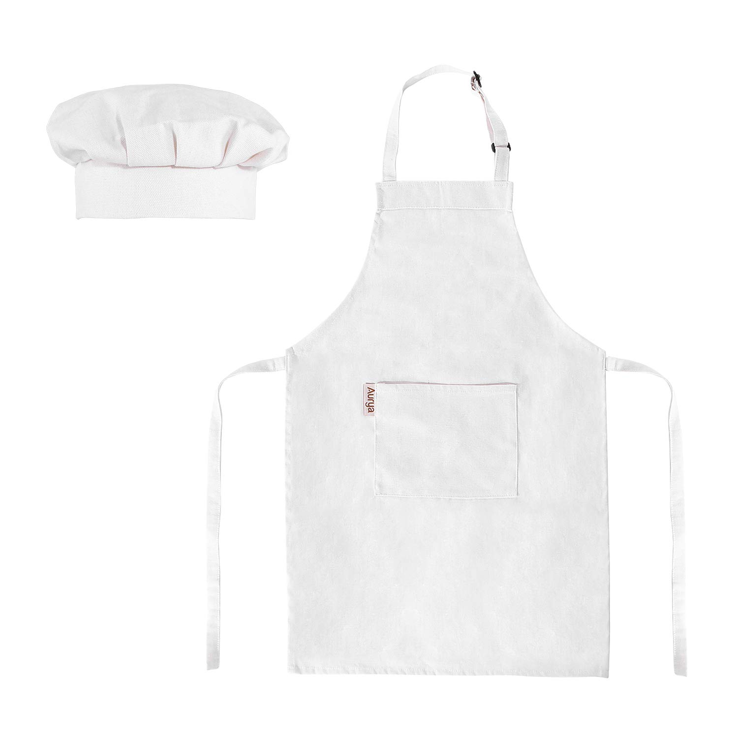 Amazon.com: Kids Apron and Chef Hat Set-Adjustable Child Apron for Boys ...