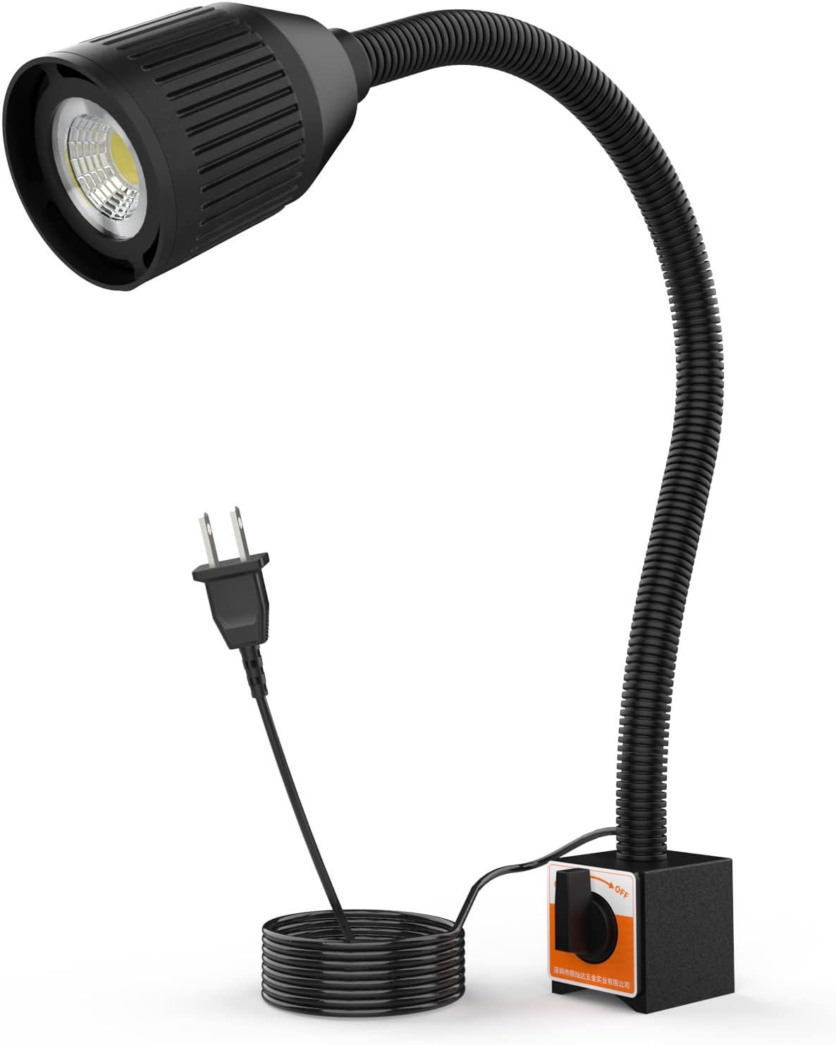 35LEDs Magnetic Light, 1200 Lumen 120v Flexible Gooseneck Work Light ...