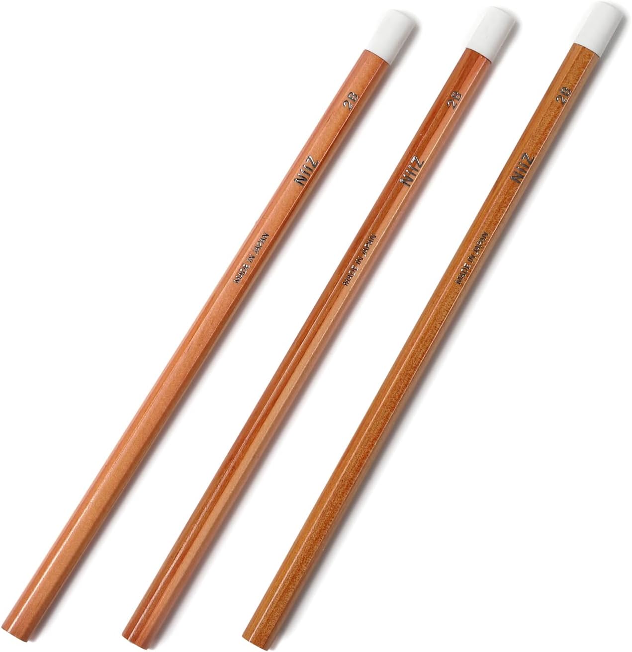 Helix Oxford 2B Grade Graphite Pencils with Eraser Tip (Pack of 12 ...