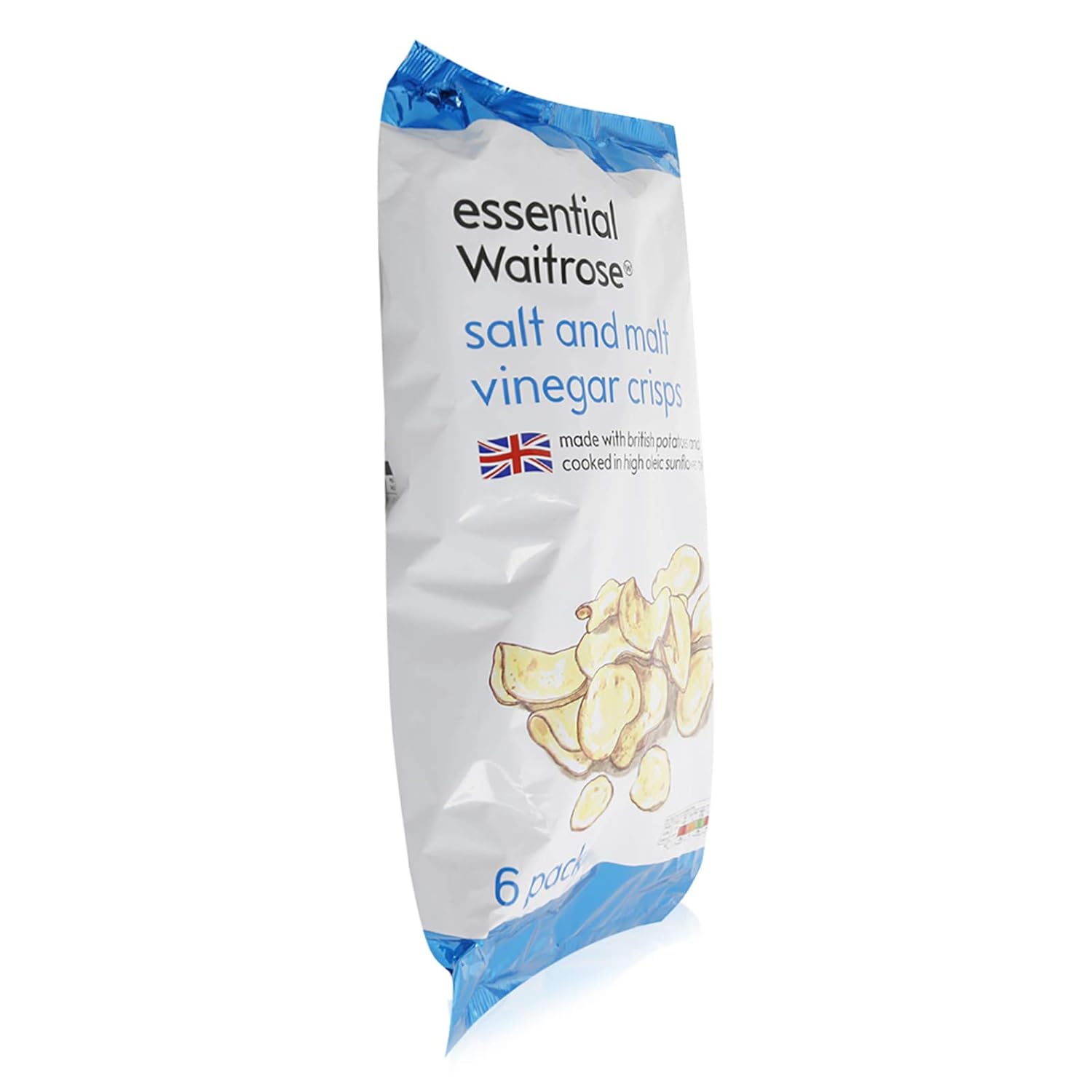 Amazon.com: Essential Waitrose Salt & Vinegar Crisps 25g x 6 per pack ...