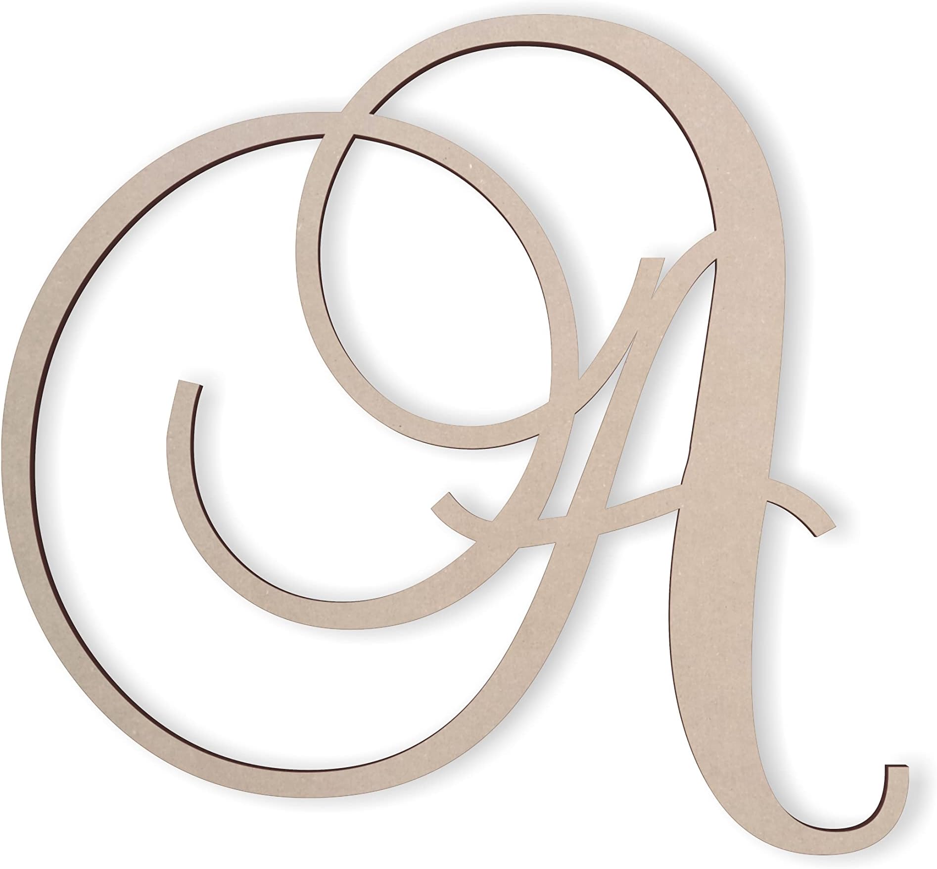 Amazon.com: Wooden Letter M, Wooden Monogram Wall Hanging, Large Wooden ...