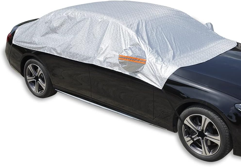 CaiTang Housse pour Voiture Exterieur, Demi Bâche Voiture Housse de ...