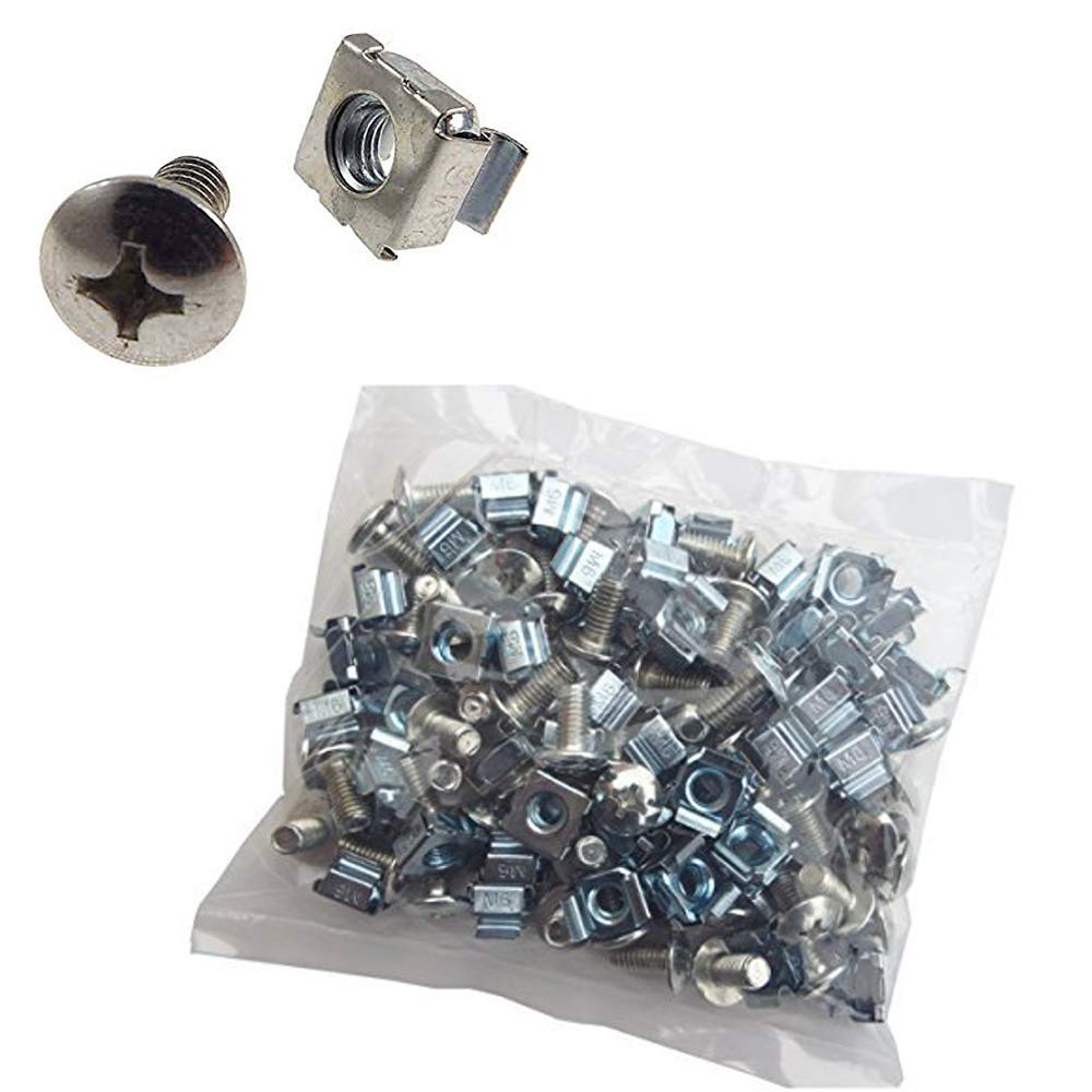 Amazon.com: CNAweb 50 Piece Network Server Rack & Cabinet M6 Cage Nuts ...