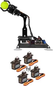 Amazon.com: Adeept 5-DOF Robot Arm Kit 5Axis Robotic Compatible with ...